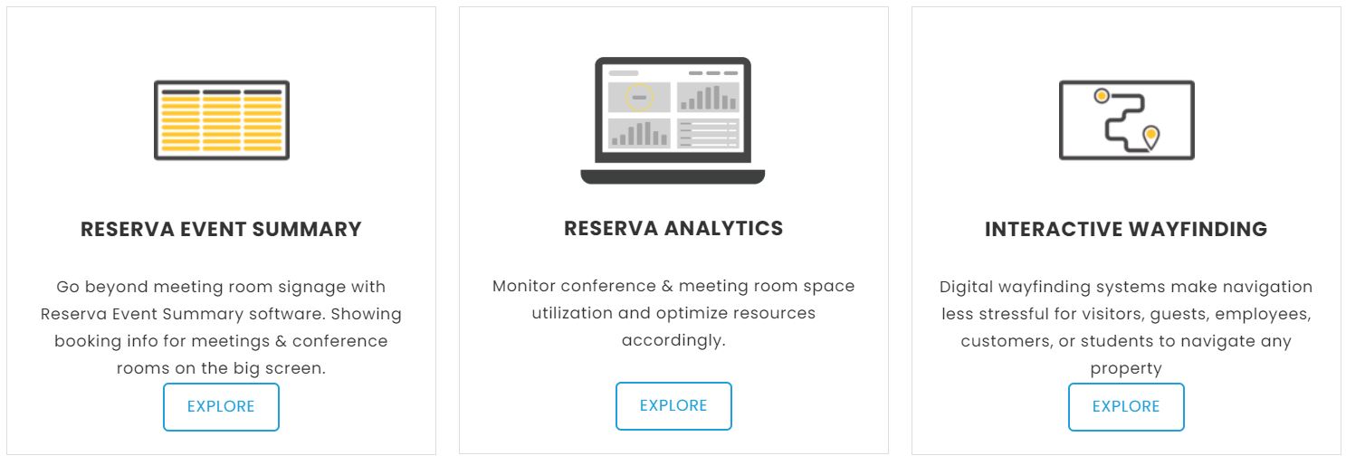 Reserva Meeting Room Signage - Digitalcom Company