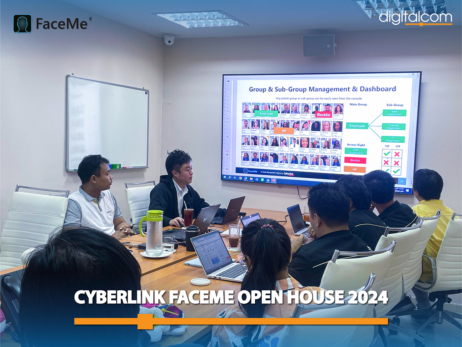 ภาพบรรยากาศงาน Cyberlink FaceMe Open House ครั้งที่ 1 - Digitalcom Company